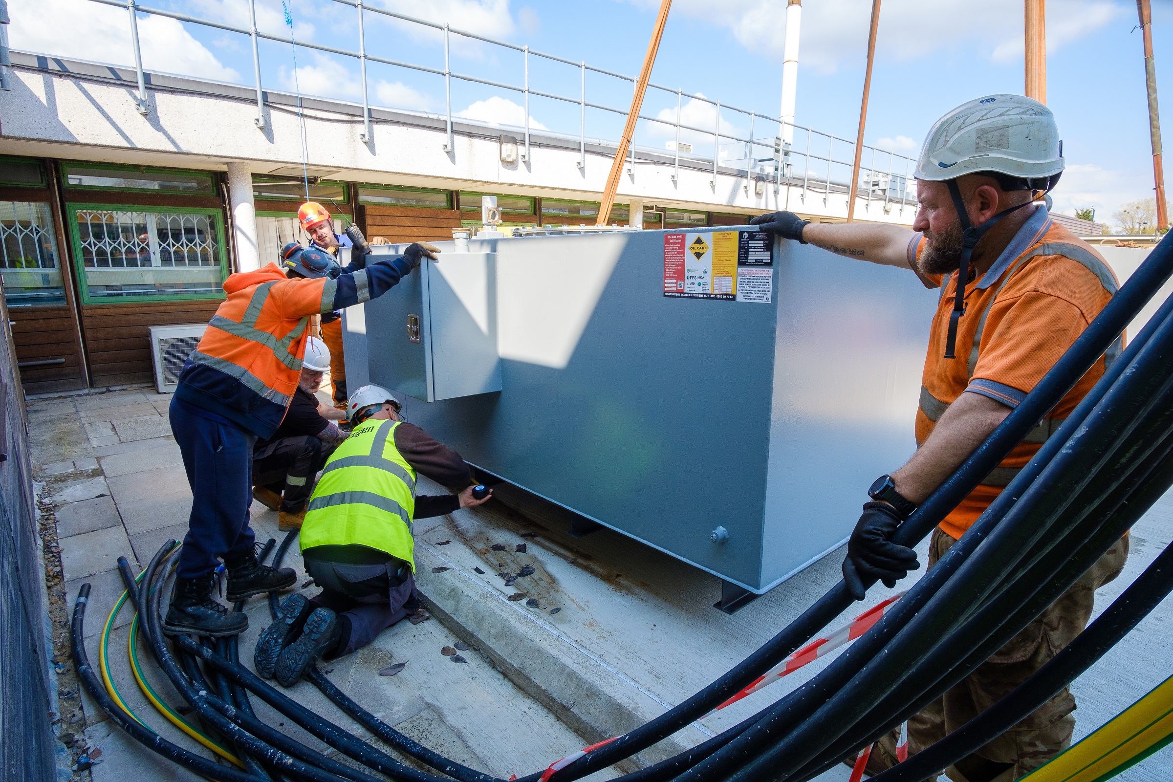New generator panel for Wexham Park - Barton Knight
